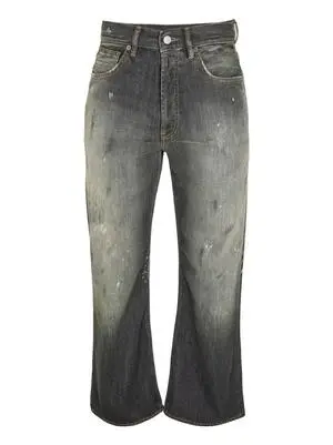 Acne Studios Wide Leg Jeans - Black