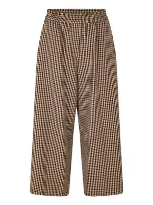 MAX MARA Weekend Max Mara Checked Straight-Leg Casual Pants