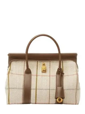 LORO PIANA Loro Piana Checked Shoulder Bag