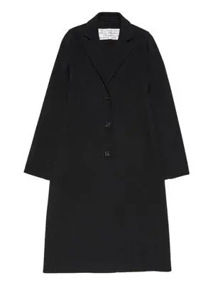 Acne Studios Single-breasted Long Coat - Black