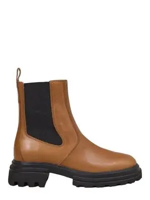 HOGAN Hogan Round Toe Slip-On Boots