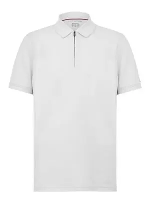 TOMMY HILFIGER Zip Short Sleeve Polo Shirt