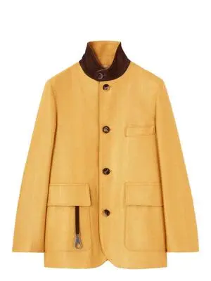 Loro Piana Long-sleeved Casual Jacket - Saffron Tea