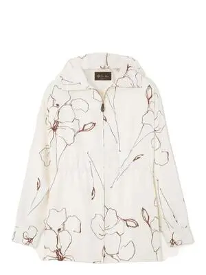 Loro Piana Printed Casual Jacket - White