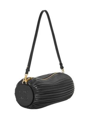 Loewe Loewe Bracelet Pouch In Pleated Nappa Lambskin Black