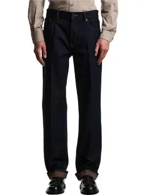 Emporio Armani Five-pocket Denim Trousers - Black