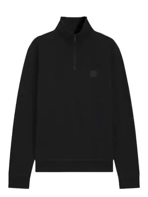 Hugo Boss Boss Zetrust Quarter Zip Fleece - Black
