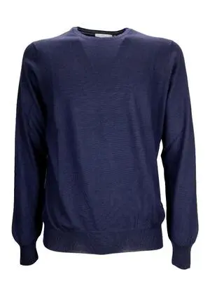 GRAN SASSO Crewneck Knitted Jumper - Blue
