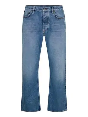 Off-White Half Arrow Straight Leg Jeans - Blue