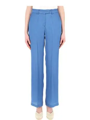 SEMICOUTURE Tailored Wide-leg Pants - Blue