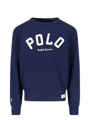 Polo Ralph Lauren The Rl Fleece Logo Sweatshirt - Blue