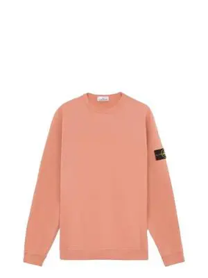 Stone Island Stone Island Compass-Patch Crewneck Sweatshirt Orange