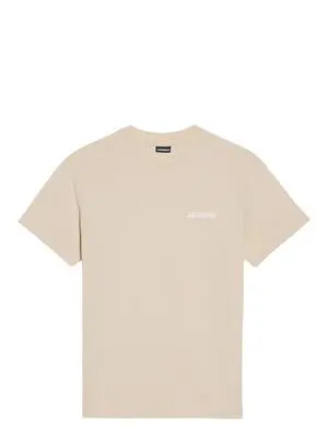 Jacquemus Logo T-shirt - Light Beige