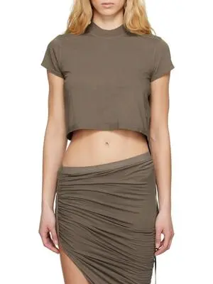 RICK OWENS Rick Owens Drkshdw Level Cropped T-Shirt