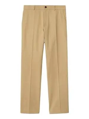 Burberry Cotton Twill Chinos - Hamper Beige