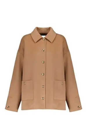ANINE BING Anine Bing Long Sleeve Buttoned Shirt Jacket