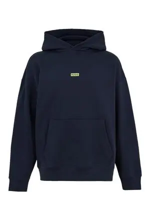 Hugo Boss Hooded Relaxed Fit Sweatshirt - Black