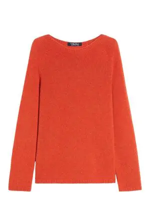 Max Mara Wool And Cashmere Jumper - Orange