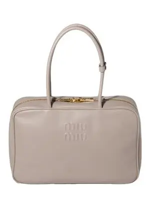 MIU MIU Miu Miu Beau Leather Top Handle Bag