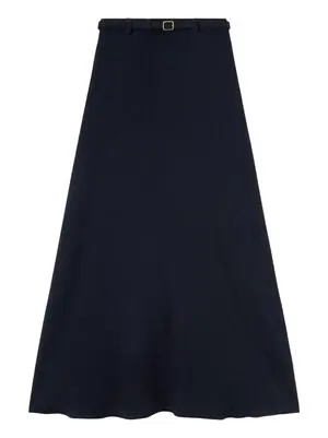 LORO PIANA Loro Piana Miley Belted Midi Skirt
