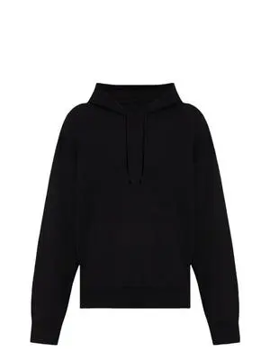 Givenchy Logo Detailed Drawstring Hoodie - Black