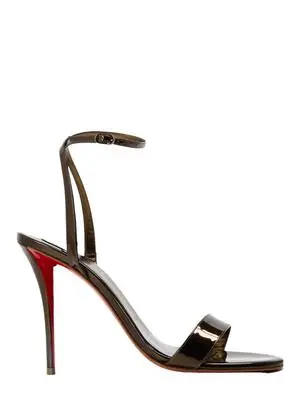 CHRISTIAN LOUBOUTIN Open Toe Stiletto Sandals - Multicolor
