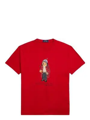 Ralph Lauren Polo Classic Fit Polo Bear Jersey T-shirt - Red