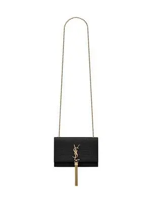Saint Laurent Kate Small Chain Bag - Black