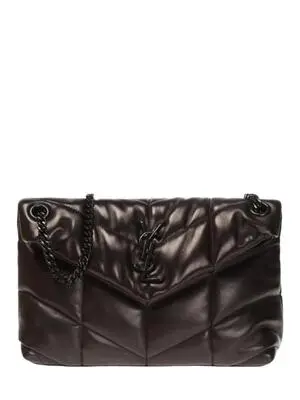 SAINT LAURENT Saint Laurent Small Loulou Puffer Quilted Shoulder Bag