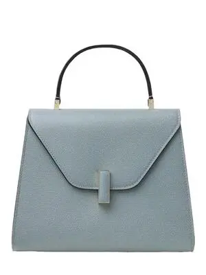 VALEXTRA Valextra Fold-Over Top Handle Bag Gray