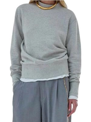 DARKPARK DARKPARK Relaxed-Fit Crewneck Sweater Gray