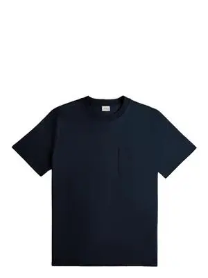 TOD'S Logo Embroidered Crewneck Jersey T-shirt - Blue