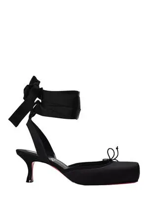CHRISTIAN LOUBOUTIN Chr Cassia Lace-up Platform Heels - Black