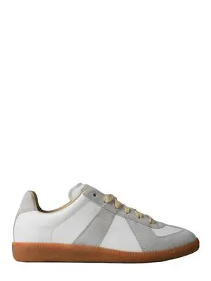 MAISON MARGIELA Replica Suede And Leather Sneakers - White