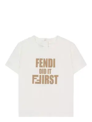 FENDI Fendi Logo T-Shirt