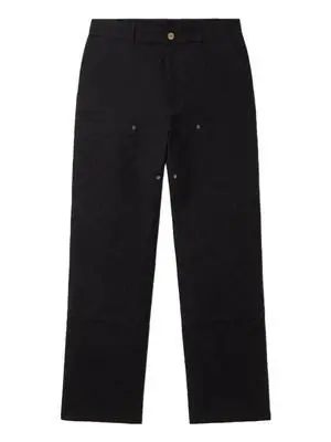 Casablanca Jacquard Cargo Trousers - Black