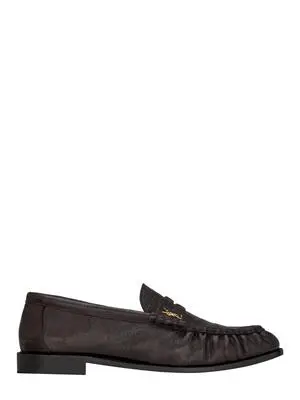 Saint Laurent Le Loafer Round-toe Loafers - Black