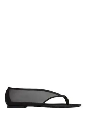 COURREGES Mesh Sandals - Black