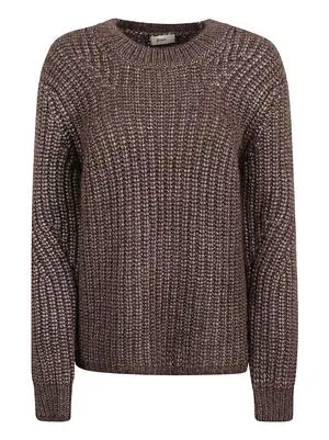 HERNO Herno Crew Neck Cropped Sweater