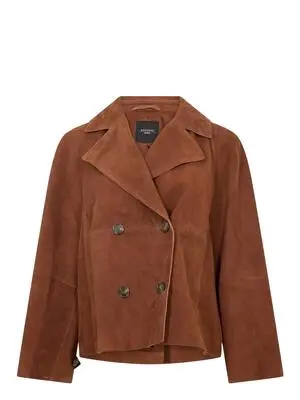 Max Mara Leather Jacket - Brown