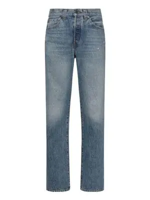 Khaite Callum Denim Straight Jeans - Blue