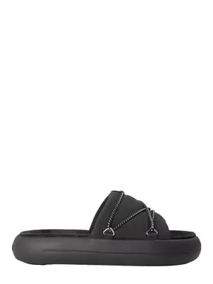 Moon Boot Icon Slider Slippers - Black