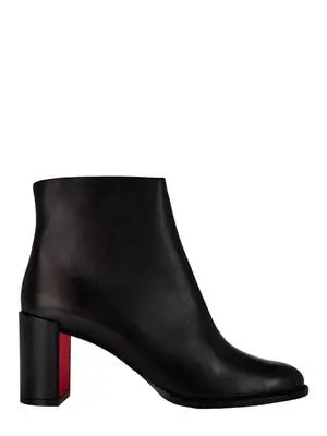 CHRISTIAN LOUBOUTIN Adoxa Leather Ankle Boots - Black