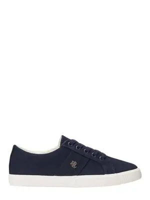 Ralph Lauren Janson Leather Court Trainers - Black
