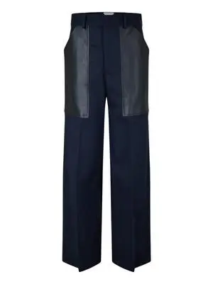 Bottega Veneta Pocket Detail Tailored Trousers - Blue