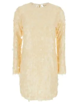 SEMICOUTURE Archie Sequin Mini Dress - Nude