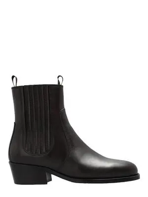 LEMAIRE Slip-on Chelsea Boots - Brown