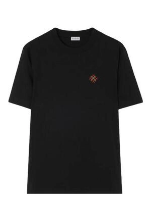 Burberry Logo Cotton T-shirt - Black