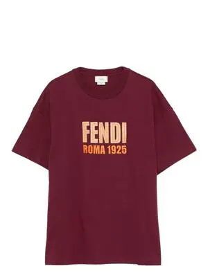 FENDI Fendi Logo Lettering T-Shirt