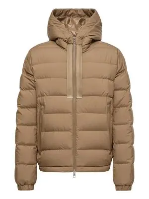 Moncler Zeflor Hooded Down Jacket - Camel